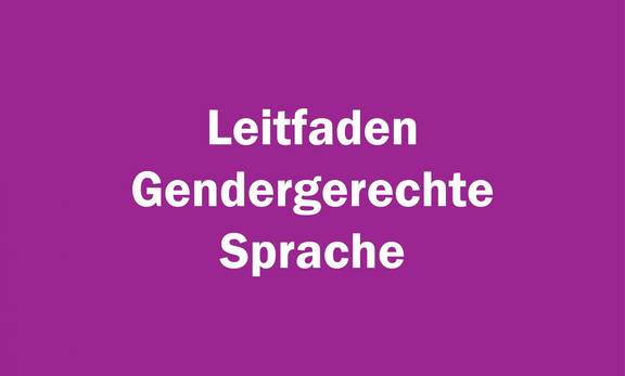 Leitfaden Gendergerechte Sprache